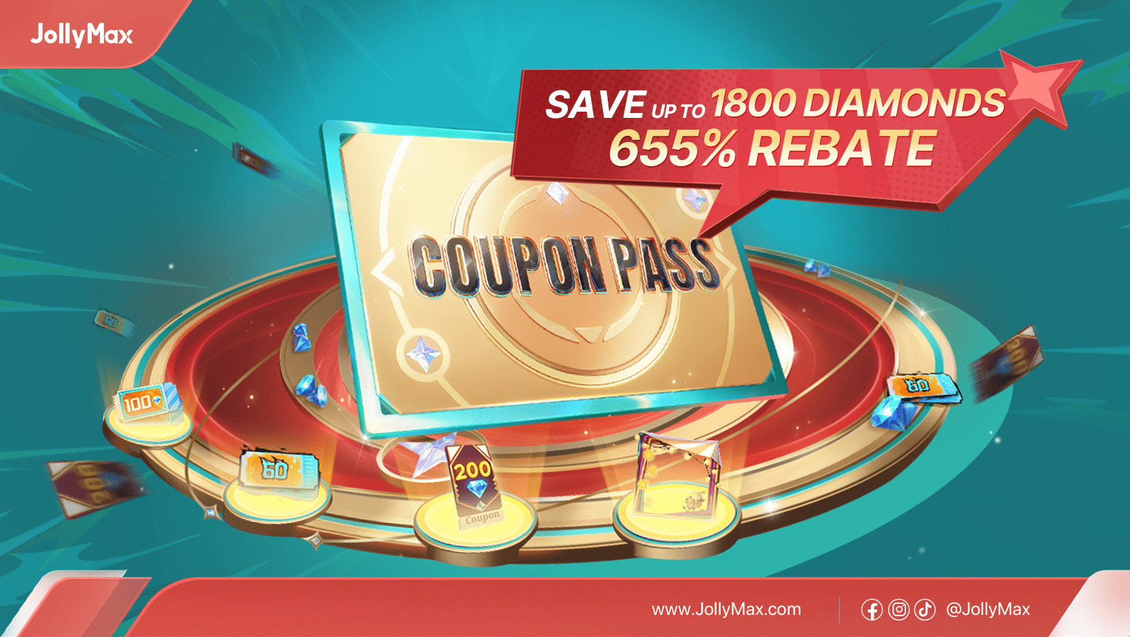 Diskaun Super Top-up & Tawaran Istimewa Terhad MLBB | JollyMax