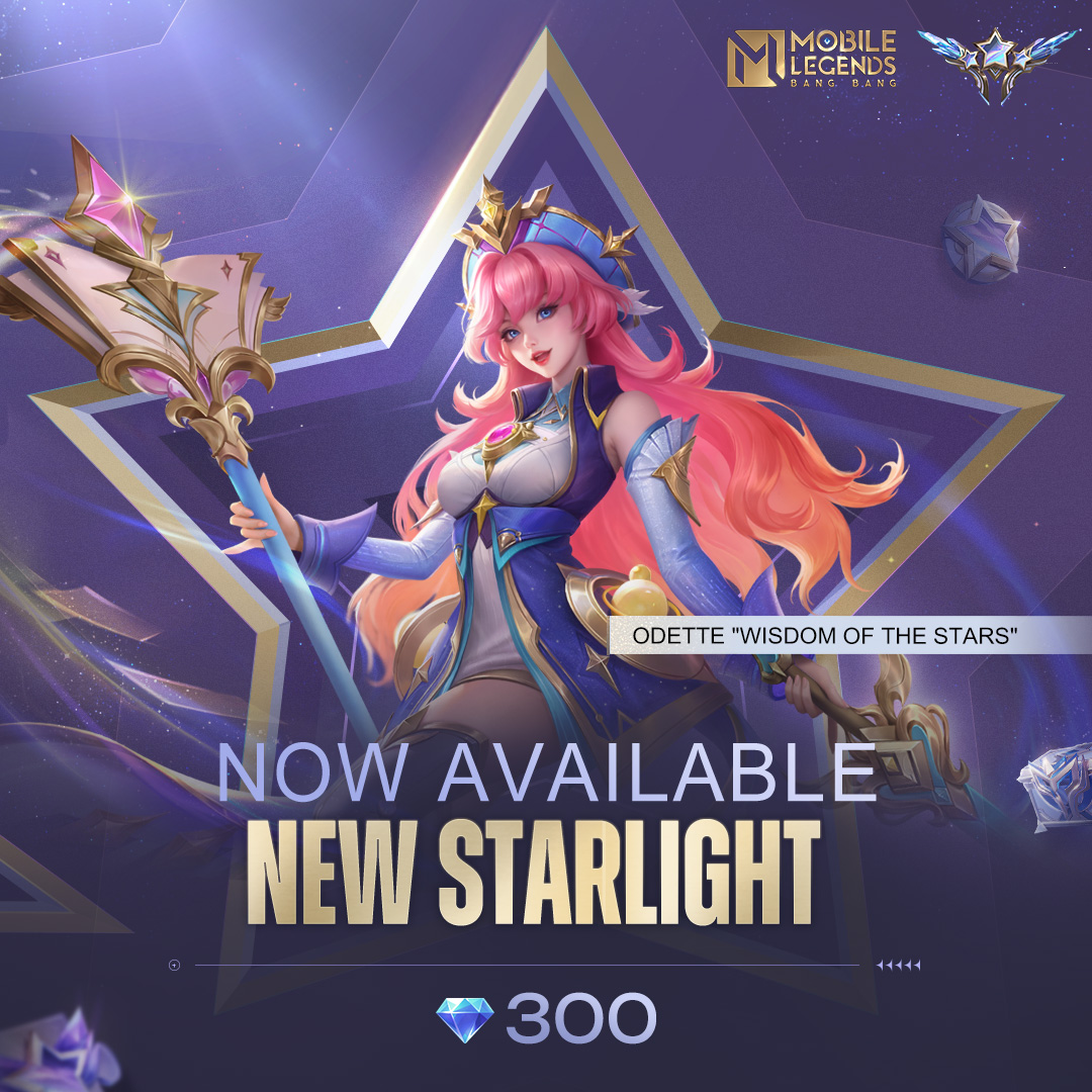 New StarLight Skin for Odette in September 2024 on Mobile Legends Diamonds Top-up | JollyMax