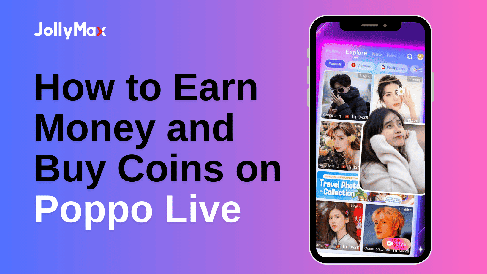 How to Earn Money and Recharge to Buy Coins on Poppo Live App: A ...