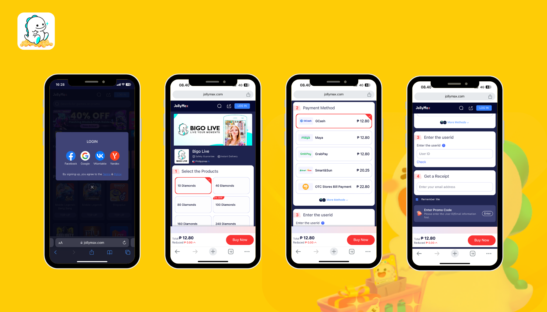 Top up Bigo Live Diamonds to Enhanced Live Streaming Adventure | JollyMax