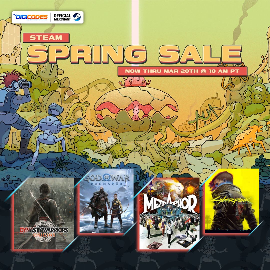 Enjoy Super Discounts on the Event of Steam Spring Sales 2025 | JollyMax