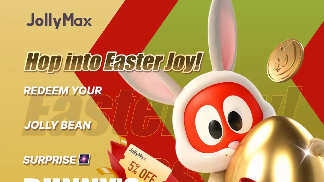 Redeem JollyBean Rewards for Game Top-up & App Recharge on Easter Sale ...