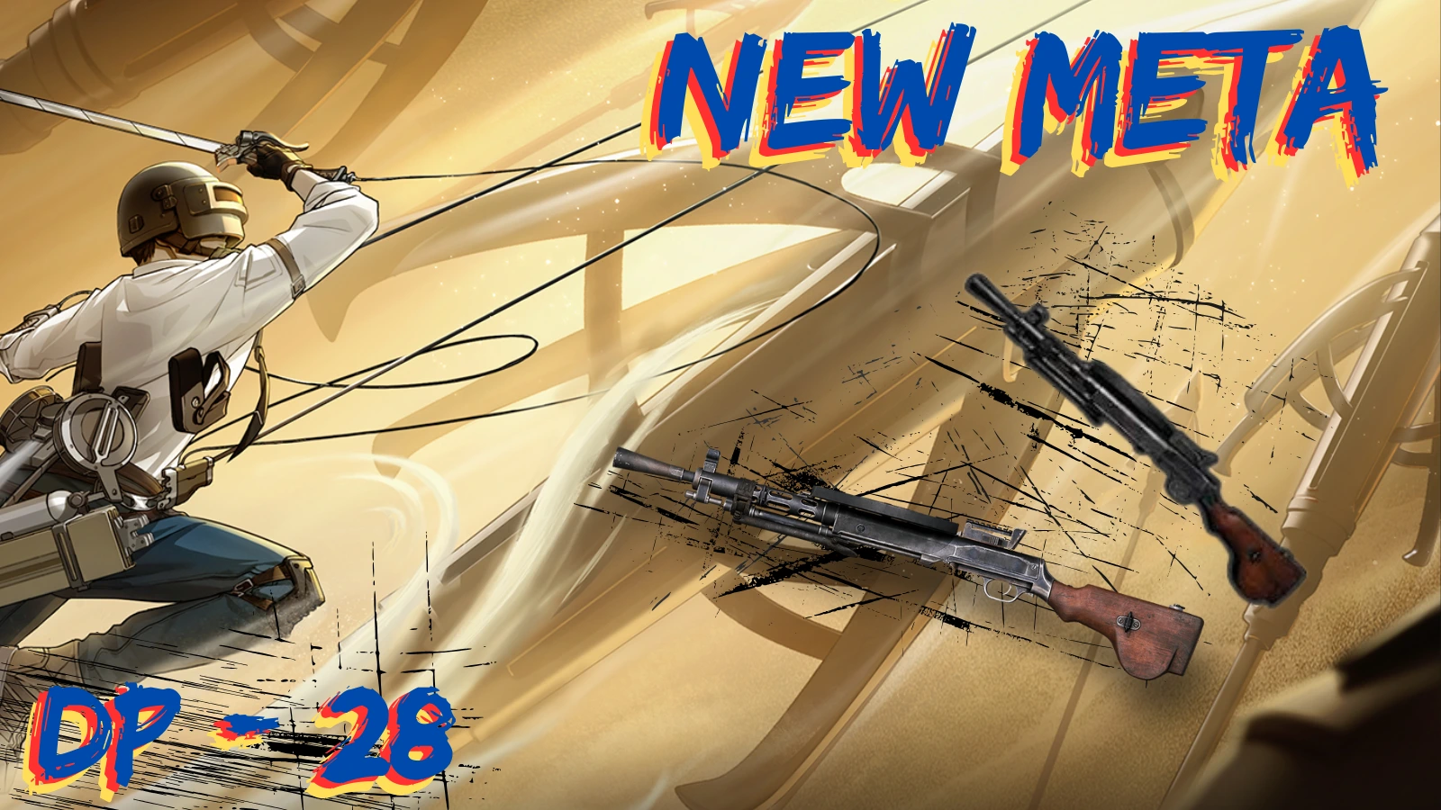 Weapon Analysis of DP-28 LMG in PUBG Mobile Game Version 3.8 Update ...