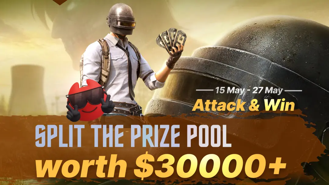 Share $30,000 Prize Pool Only on PUBG Mobile Event Promotion | JollyMax