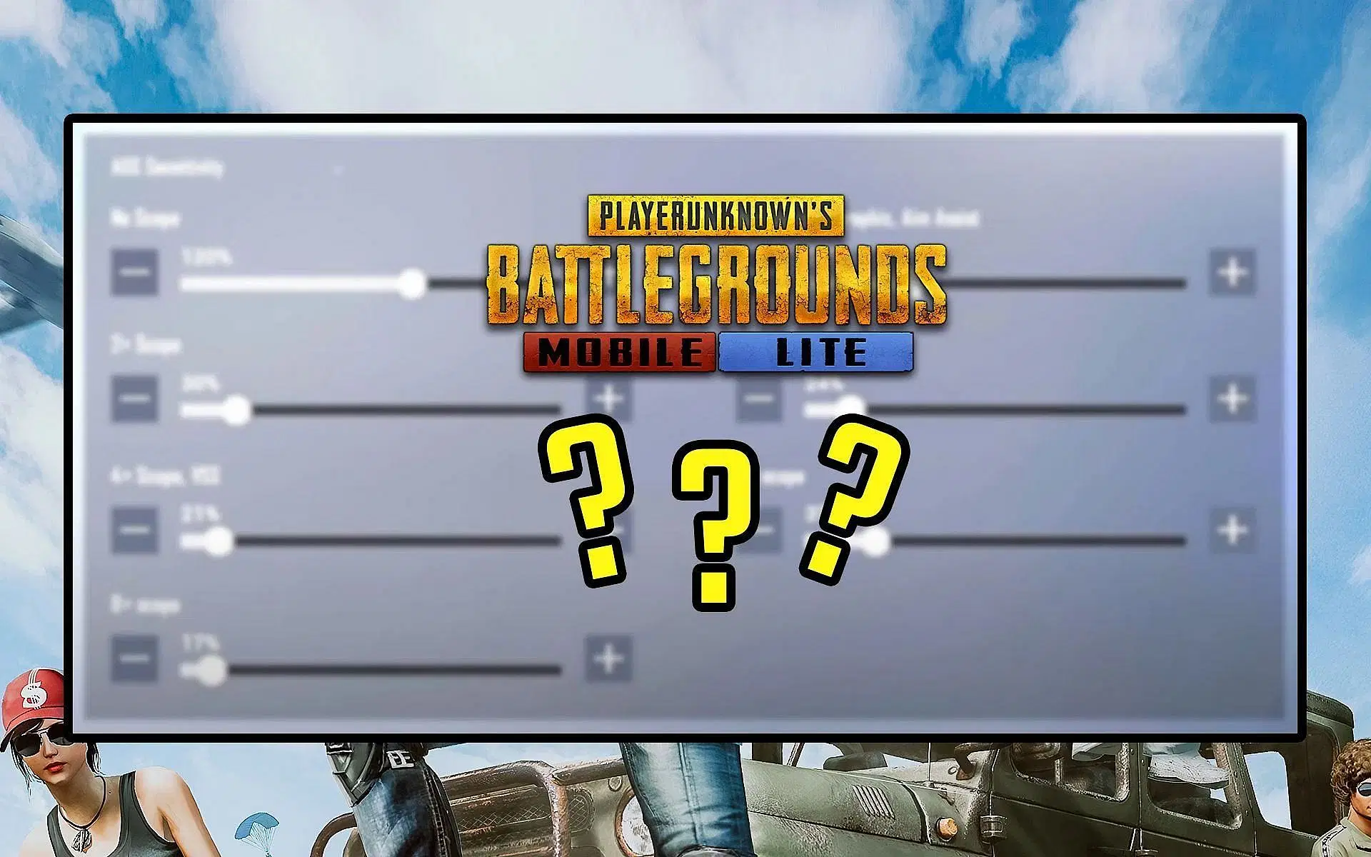 Best Sensitivity Settings of PUBG & Its Lite Version across PC & Mobile ...