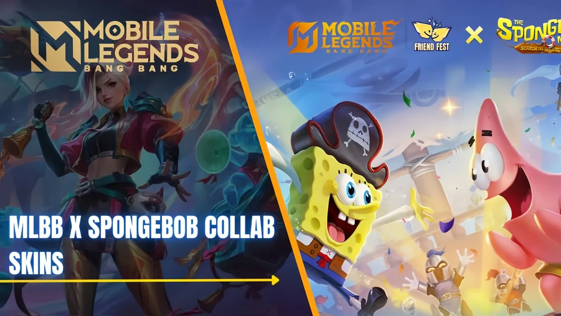 MLBB x SpongeBob Collab: Get Free Game Skins & Special Gaming Rewards | JollyMax